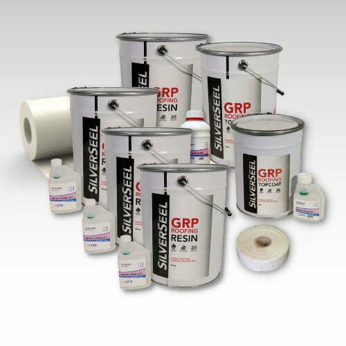 45m2 Silverseel Fire Rated Fibreglass Roofing Kit 600g.